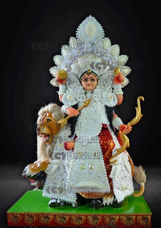 Fiberglass Jagadhatri Idol | fiber Jagadhatri idol | Fiber Jagadhatri ...