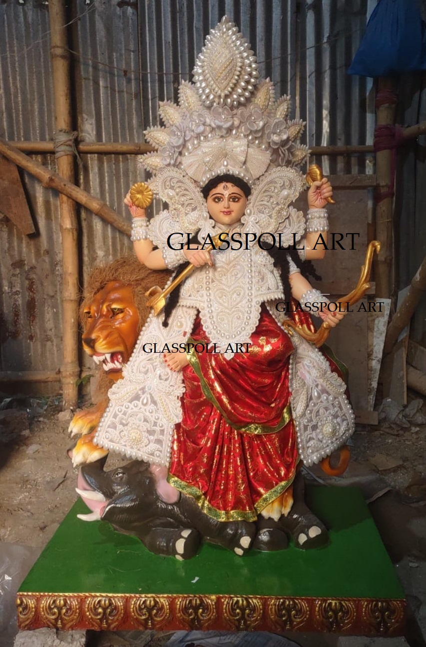 Fiberglass Jagadhatri Idol | fiber Jagadhatri idol | Fiber Jagadhatri ...