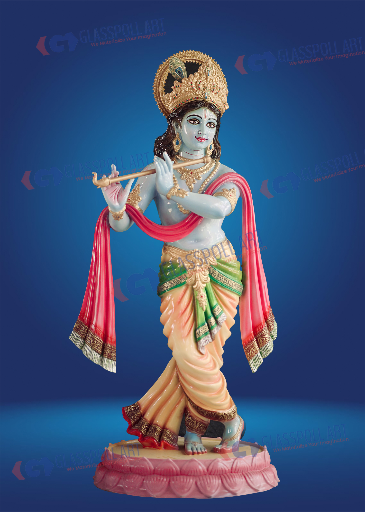 Fiberglass Radha Krishna Idol